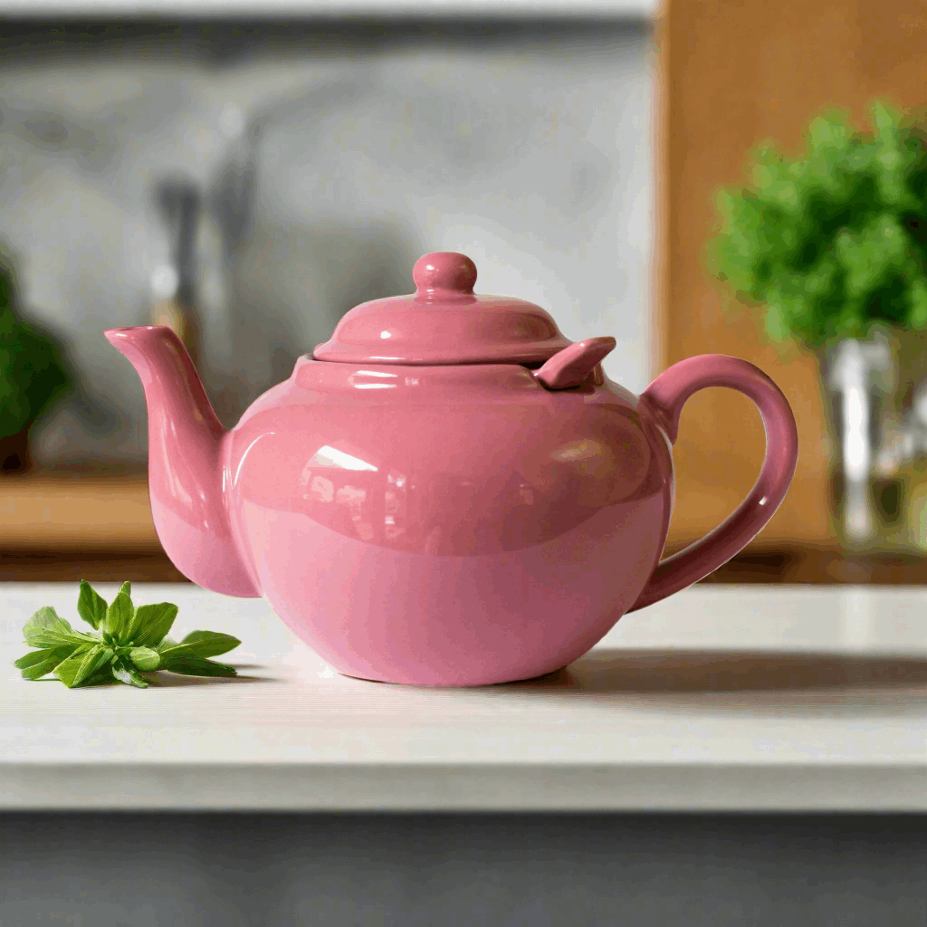 simple ceramic teapot